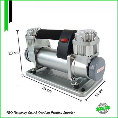 Monster4WD 4x4 Twin Cylinder Air Compressor with Plastic Box - arthd